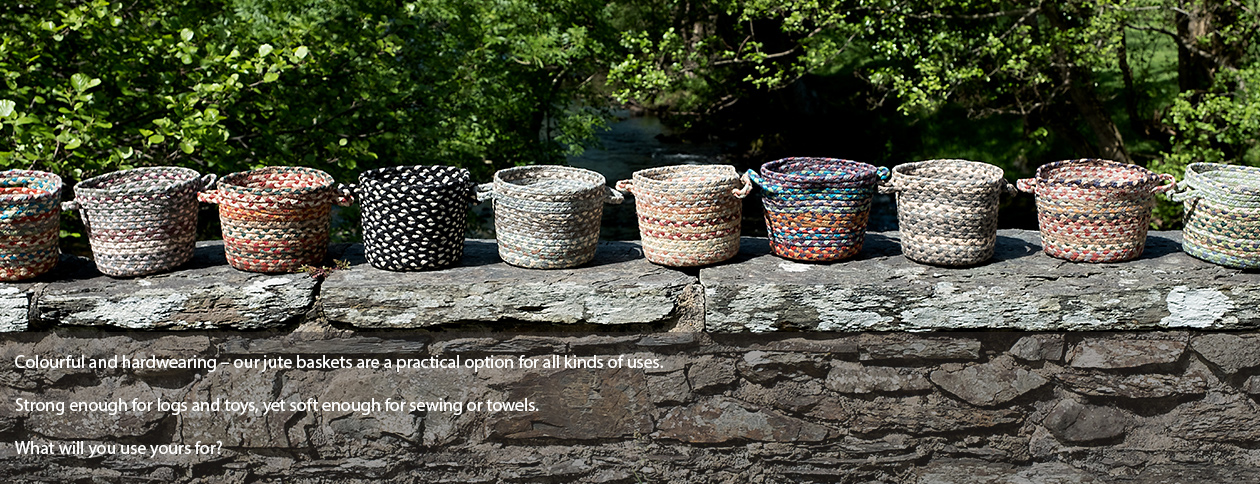 Organic Jute Baskets - The Braided Rug Co.